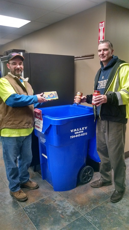 Valley Employees Throw Food In Cans - For a Great Cause